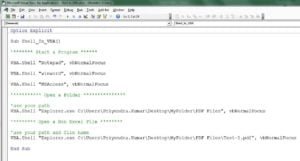 Shell Function in VBA with Example - PK: An Excel Expert