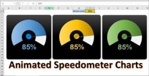 Animated Speedometer Chart in Excel - PK: An Excel Expert