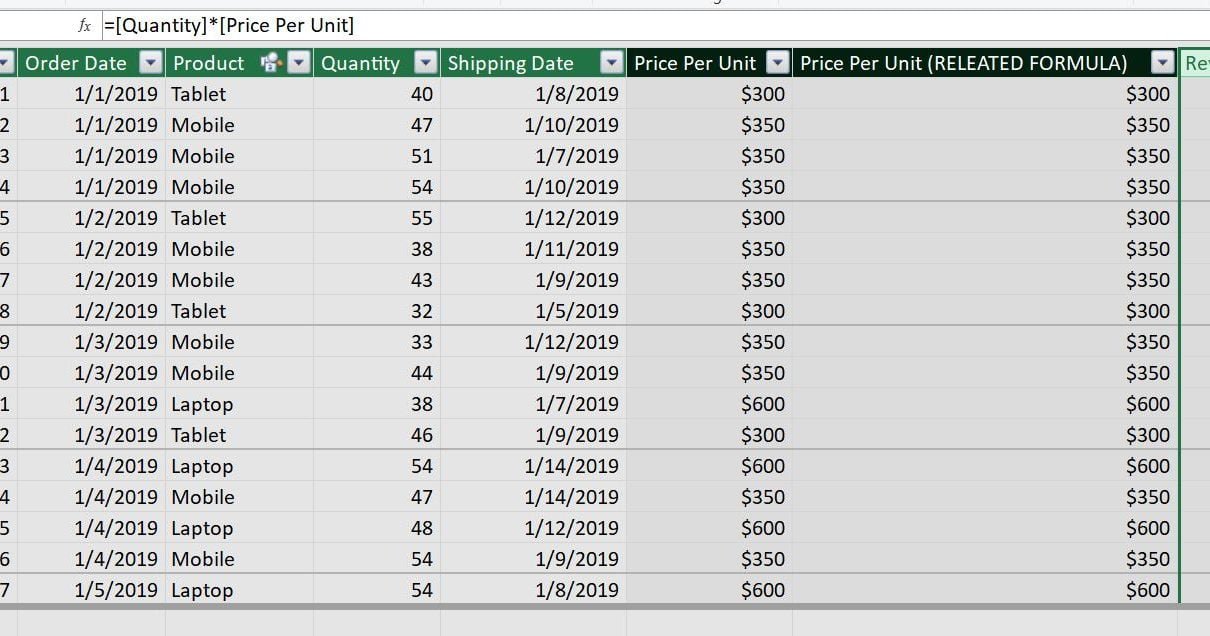 Calculated Column In Power Pivot LOOKUPVALUE Vs RELATED PK An