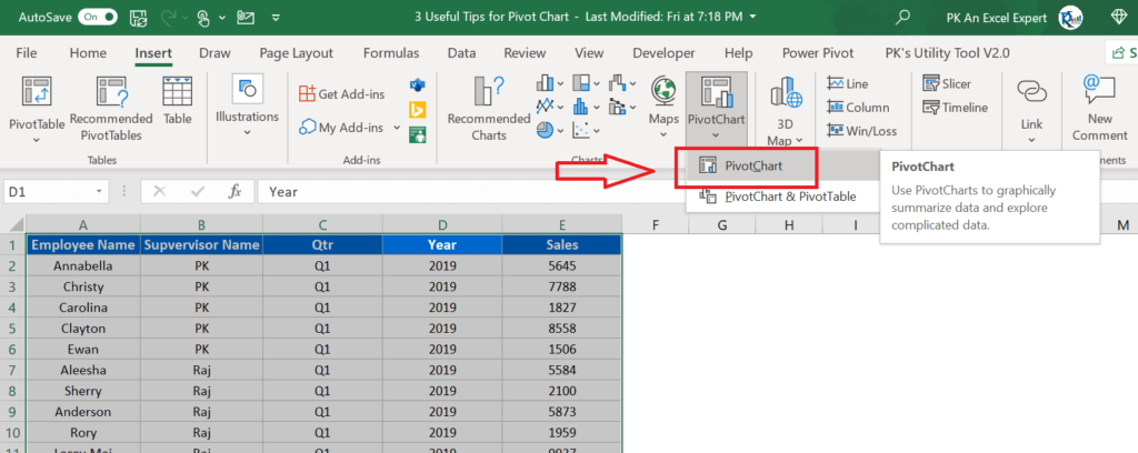 3 Useful Tips for the Pivot Chart - PK: An Excel Expert 3 Useful Tips for the Pivot Chart - PK: An Excel Expert