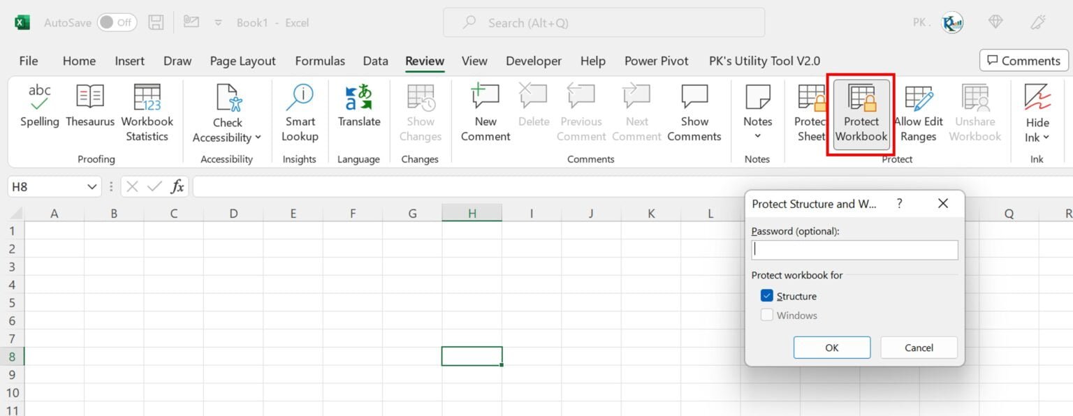 6 types of Password Protection in Microsoft Excel - PK: An Excel Expert