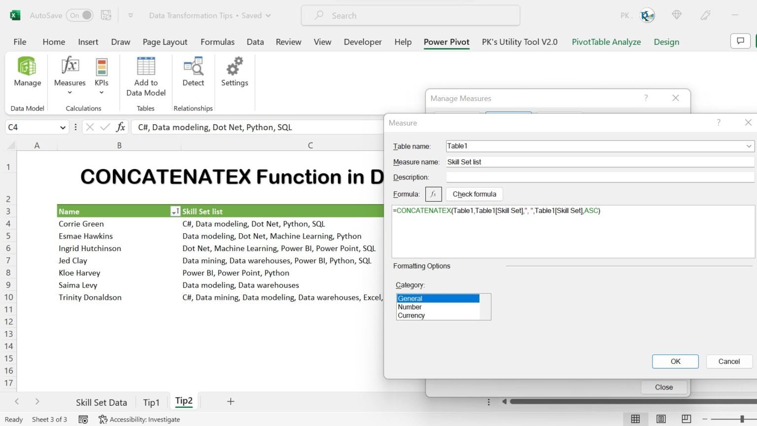 Data Transformation To Create Comma Separated List Automatically Pk An Excel Expert