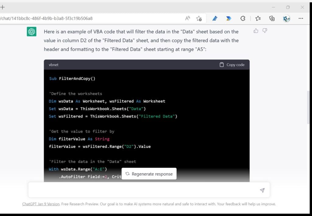 How Chat Gpt Can Help To Write Complex Excel Function Vba Code And Dax For Power Bi Pk An