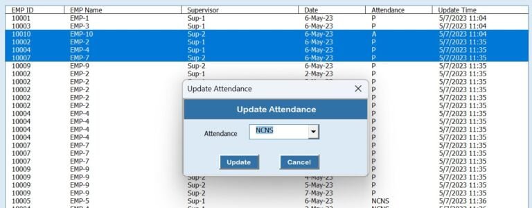 Attendance Management System - Lite - PK: An Excel Expert