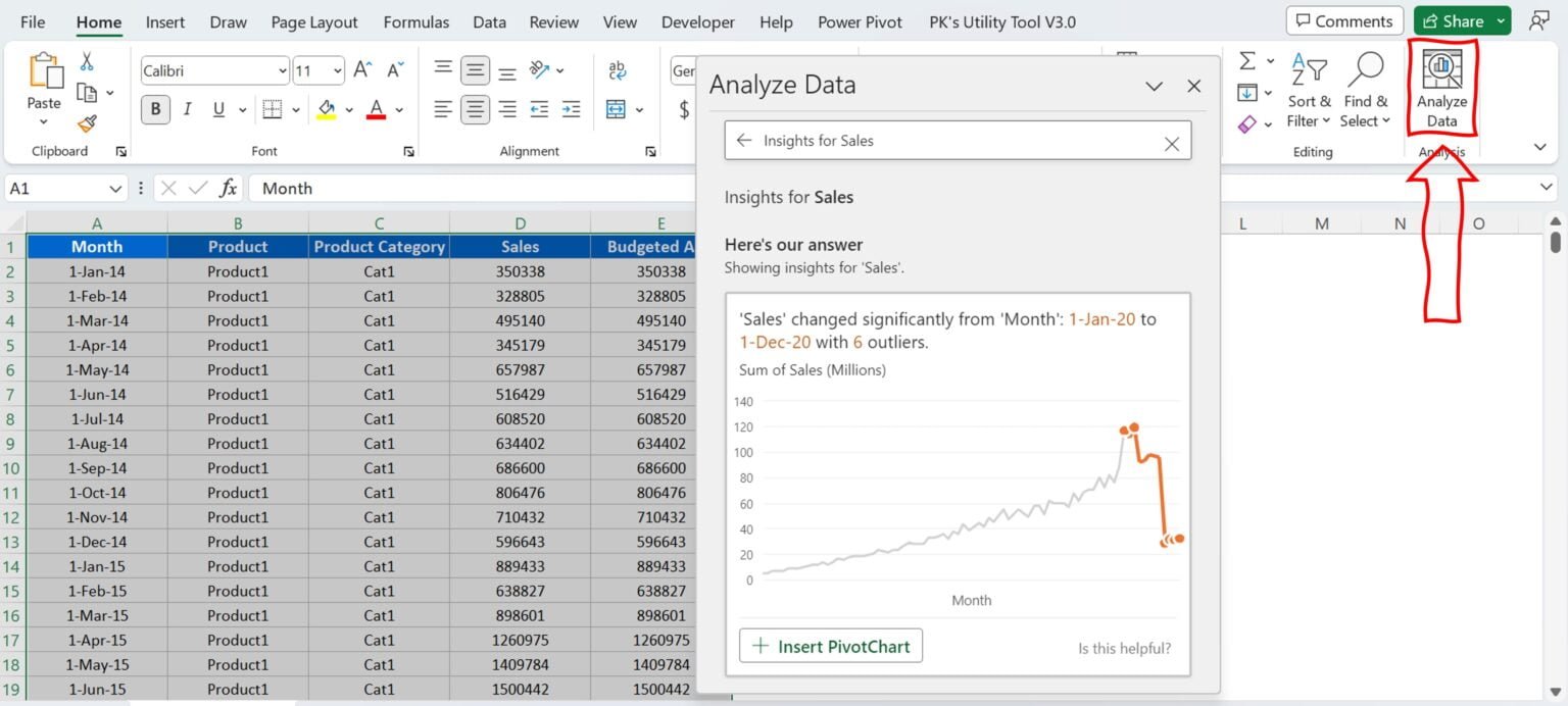 AI Powered Features in Excel -1 - PK: An Excel Expert