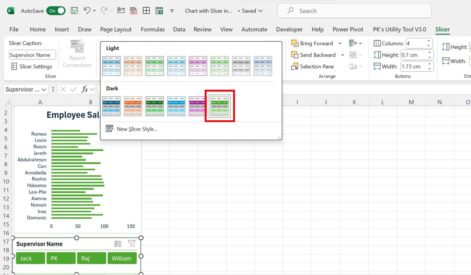 Excel Magic: Connect Charts Slicers in Seconds - PK: An Excel Expert