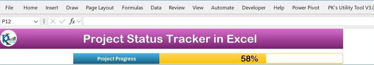 Project Status Tracker -2 - PK: An Excel Expert