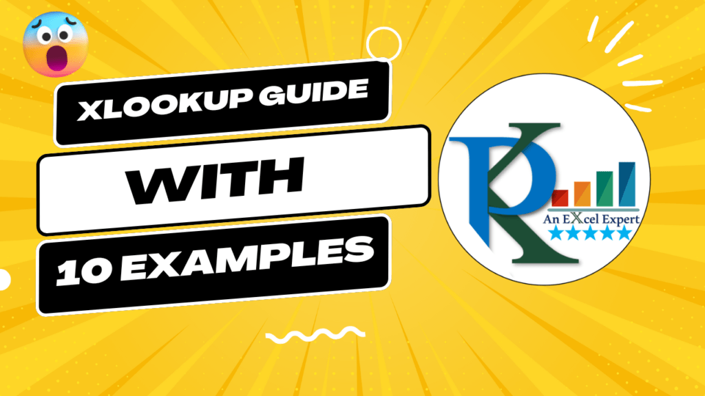 XLOOKUP Guide with 10 Examples - PK: An Excel Expert