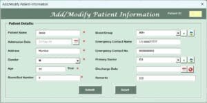Hospital Management system V1.0 in Excel - PK: An Excel Expert