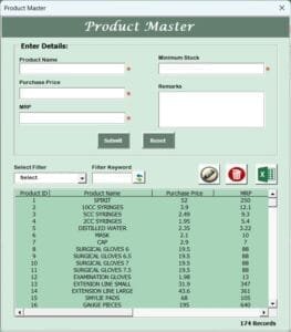 Hospital Management system V1.0 in Excel - PK: An Excel Expert