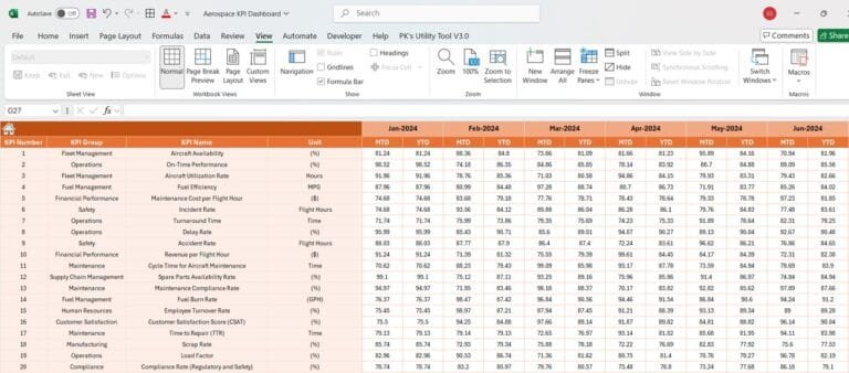 Aerospace-4 - PK: An Excel Expert