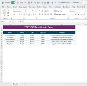 TEXTJOIN Function in Excel - PK: An Excel Expert
