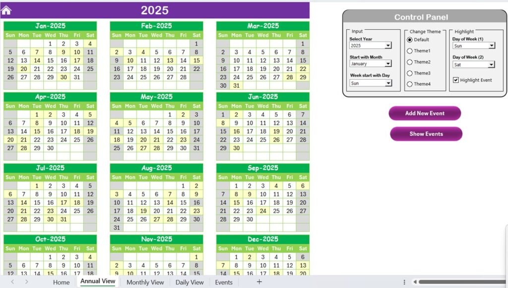 Editorial Calendar in Excel - PK: An Excel Expert
