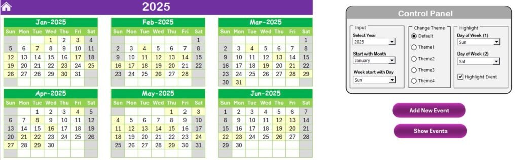 Real Estate Listing Calendar in Excel - PK: An Excel Expert