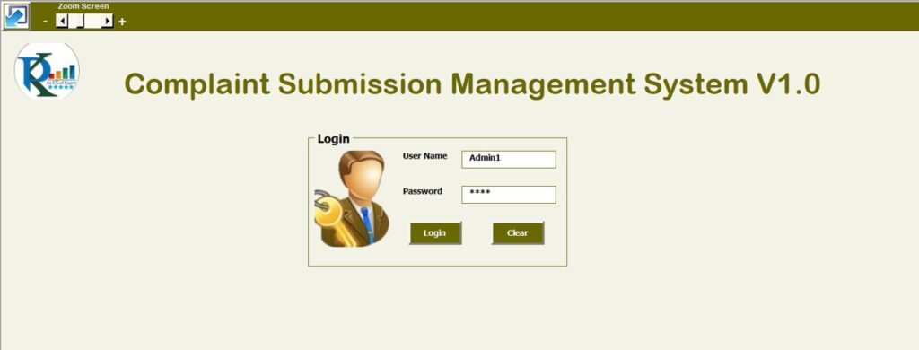 Complaint Submission Management System V1.0 - PK: An Excel Expert