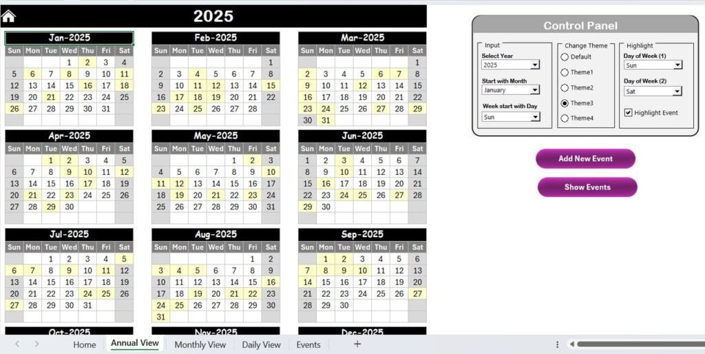 Corporate Social Responsibility Calendar 2 - PK: An Excel Expert