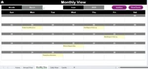 Customer Support Coverage Calendar in Excel - PK: An Excel Expert