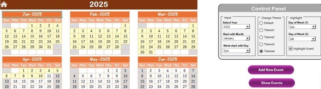 Work from Home Schedule Calendar in Excel - PK: An Excel Expert