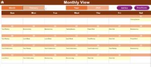 Work from Home Schedule Calendar in Excel - PK: An Excel Expert