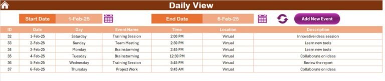 Work from Home Schedule Calendar in Excel - PK: An Excel Expert