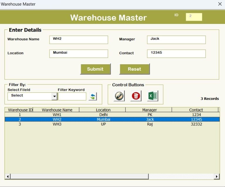 Advanced Inventory Management System V1.0 - PK: An Excel Expert