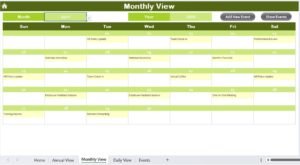 HR Remote Work Calendar in Excel - PK: An Excel Expert