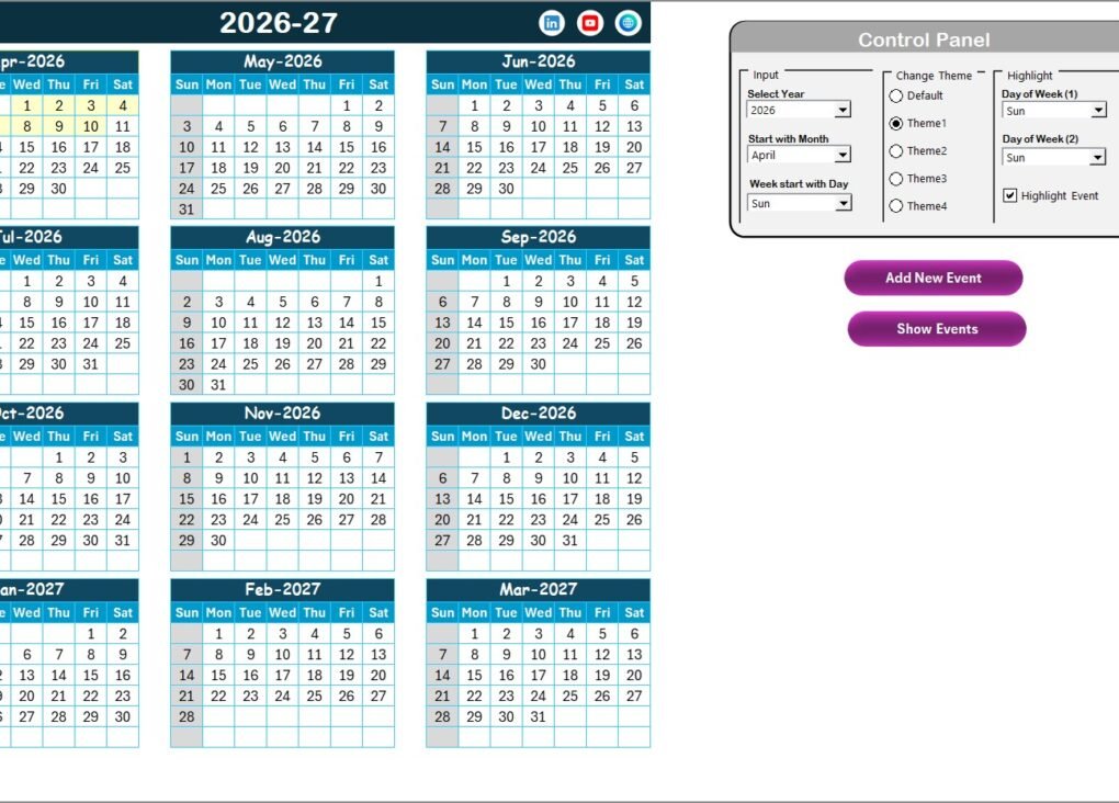 Quality Assurance Testing Calendar in Excel - PK: An Excel Expert
