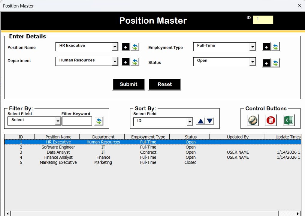 Offer Letter Management System V1.0 in Excel VBA - PK: An Excel Expert