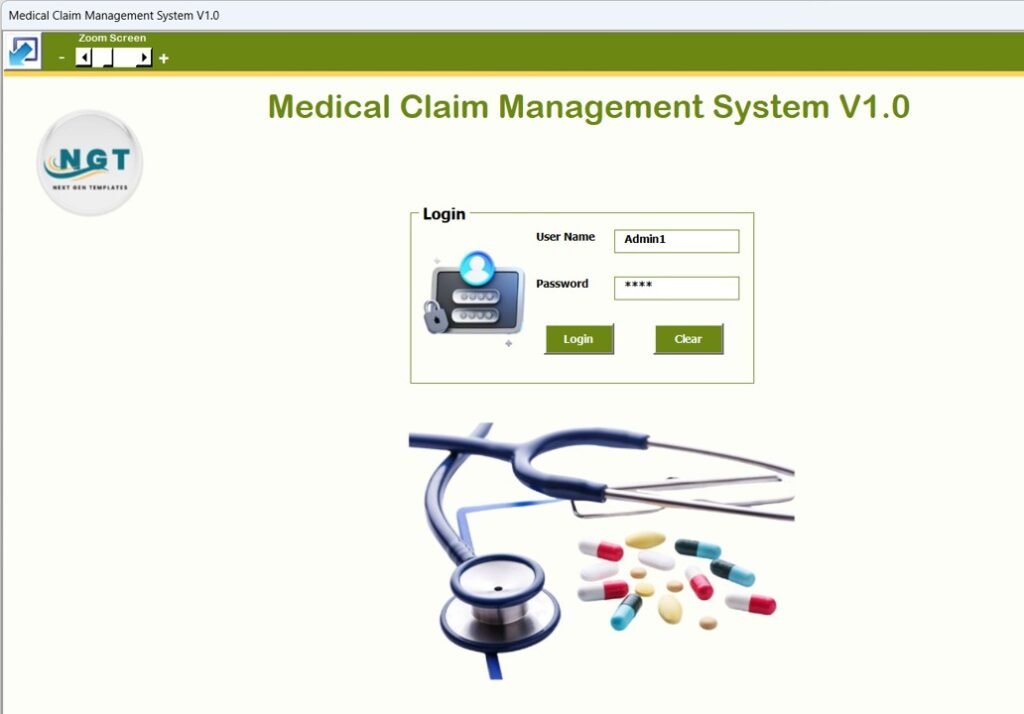 Medical Claim Management System V1.0 - PK: An Excel Expert