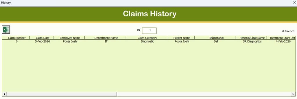 Medical Claim Management System V1.0 - PK: An Excel Expert