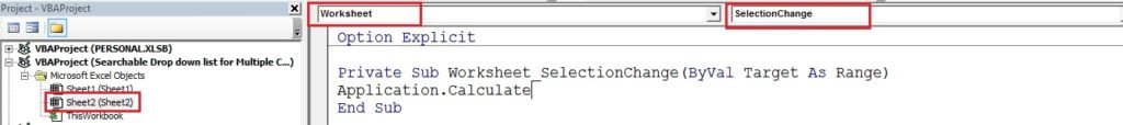 Searchable Excel Drop Down List For Multiple Cells Pk An Excel Expert
