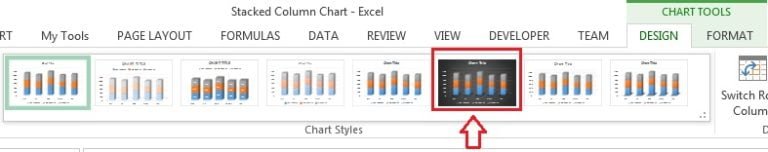 Stacked Column Chart - PK: An Excel Expert